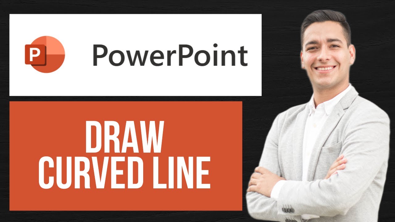 How to Draw a Curved Line on PowerPoint | Add Lines to Slide - YouTube