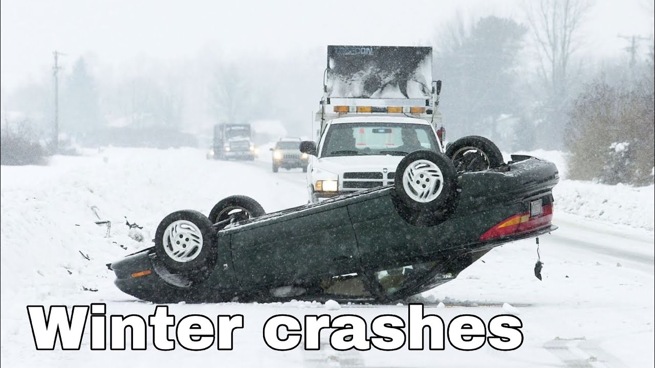 CRAZY WINTER CAR CRASHES | SLIPPERY ROAD COMPILATION January 2019 - YouTube