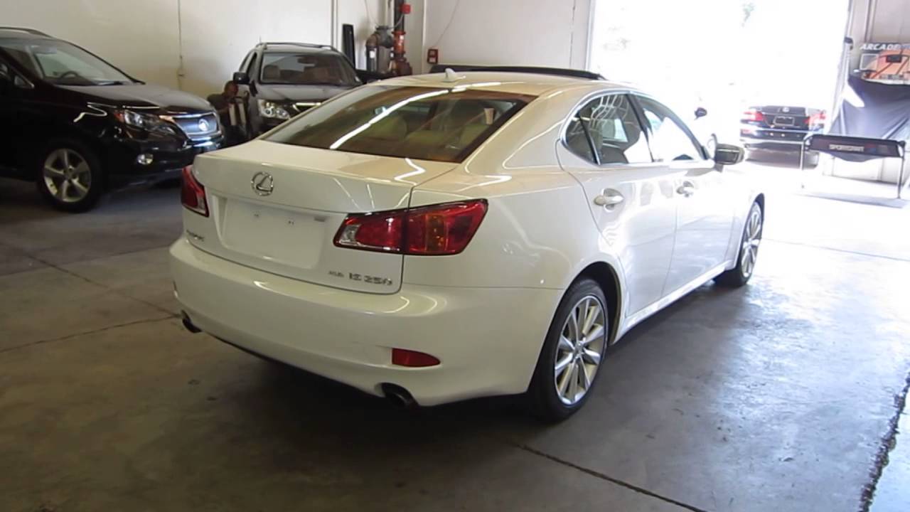 2010 Lexus IS250, White - STOCK# 041713 - YouTube