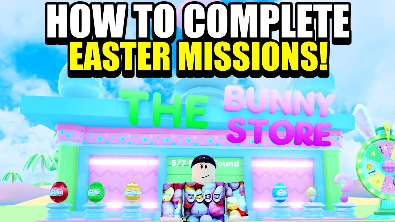 How to COMPLETE EASTER MISSIONS in MY STORE! (Roblox) - YouTube