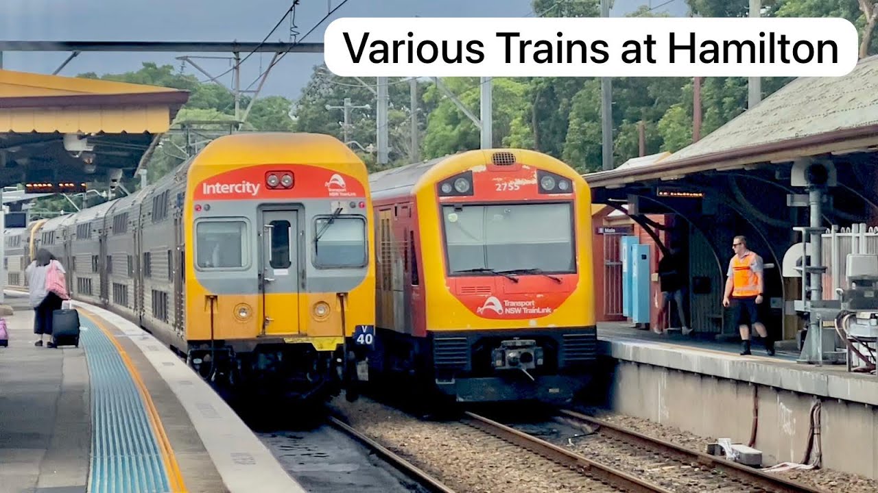 Various Trains at Hamilton on a Weekday | Train Vlog #36 - YouTube