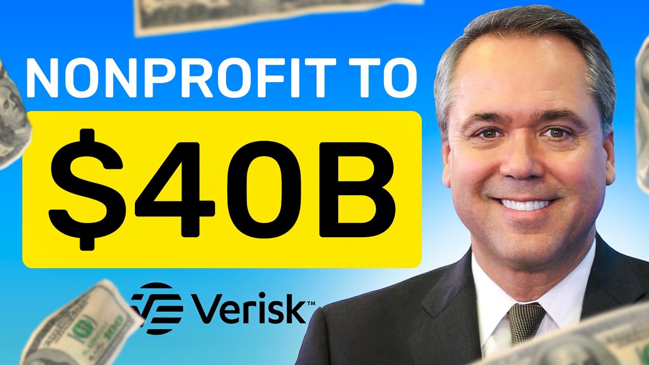 Fmr Verisk CEO Scott Stephenson - Building a $40 Billion Data Company ...