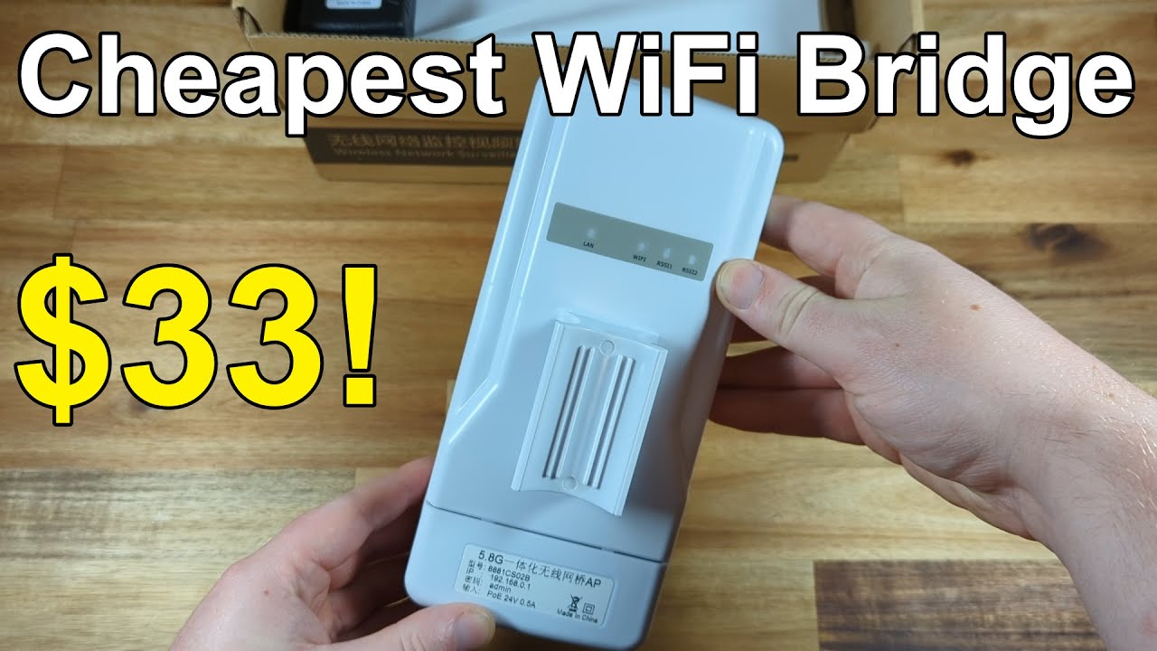 Bridging on a Budget: The Cheapest 5GHz WiFi Bridge on AliExpress - YouTube