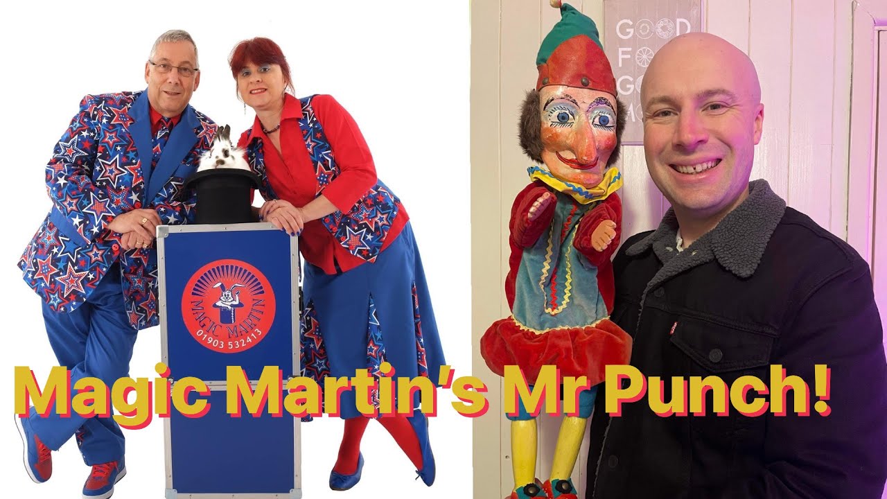 My newly acquired Mr Punch puppet, owned by Magic Martin and believed ...