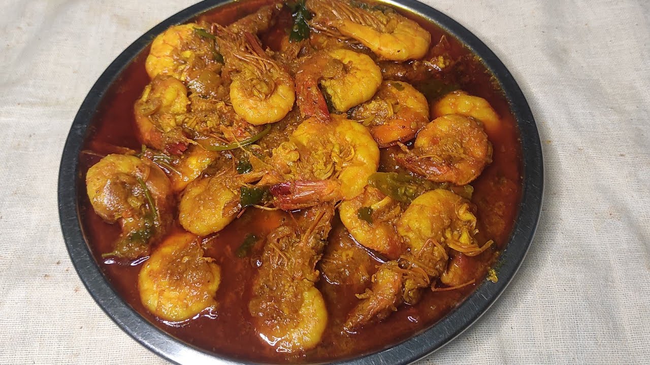 Prawn Curry Recipe | झींगा मसाला | Shrimp Masala | Chigri Machhali ...