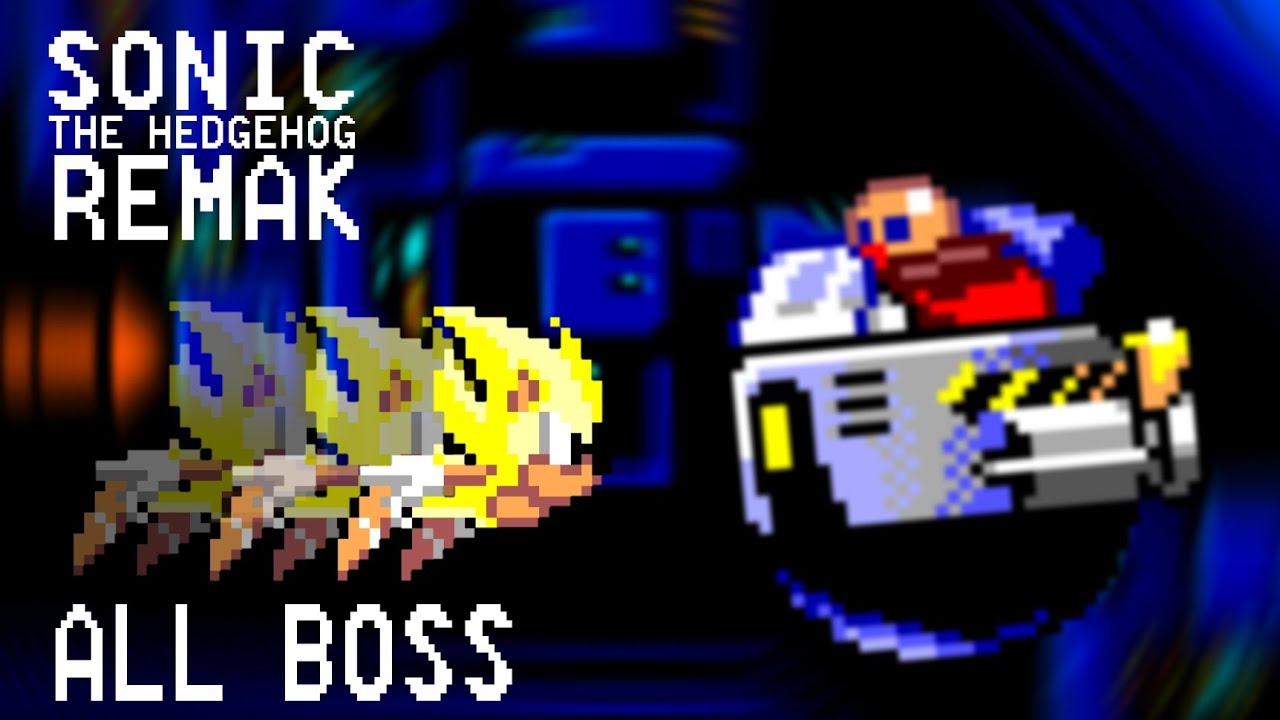 sonic the Hedgehog sms remak all boss + super form - YouTube