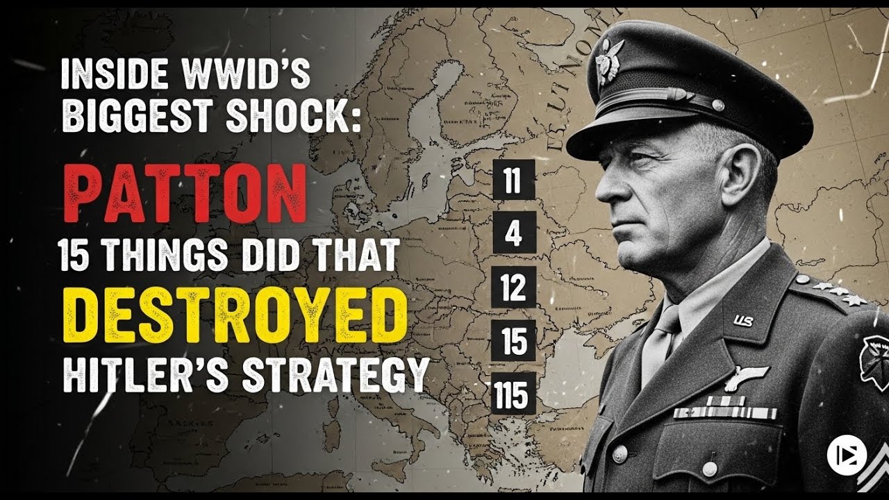 Inside WWII’s Biggest Shock: 15 Things Patton Did That DESTROYED Hitler ...