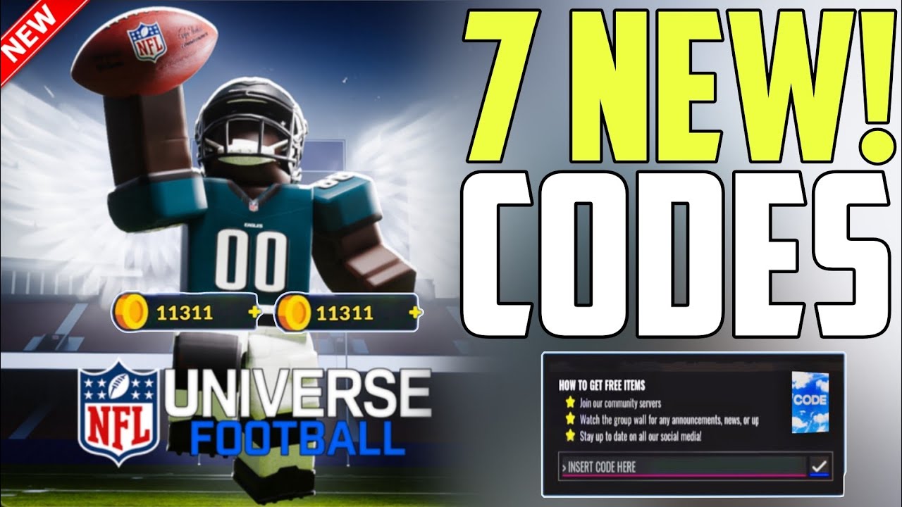 ⚠️NFL CODES⚠️ULTIMATE FOOTBALL ROBLOX CODES 2024 - ULTIMATE FOOTBALL ...