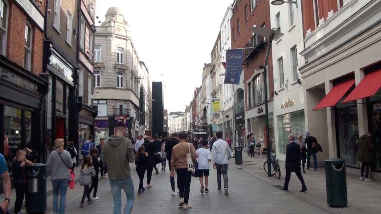 WALKING THE STREETS OF DUBLIN, IRELAND: Grafton Street and O'Connell ...