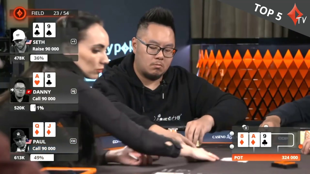 Top 5 ACTION Flops | Poker Legends | Live Poker | partypoker - YouTube