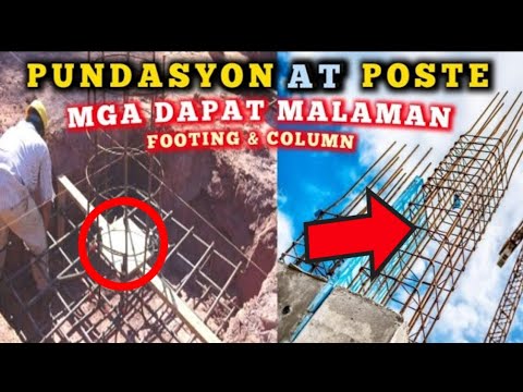 PUNDASYON AT POSTE SA CONSTRUCTION ANO ANG MGA KAALAMAN NA DAPAT ...