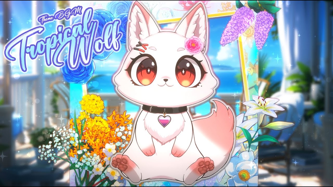 [제피 BGM]🌴Tropical Wolf🌴Furry Theme🐺🌺(1 hour) - YouTube