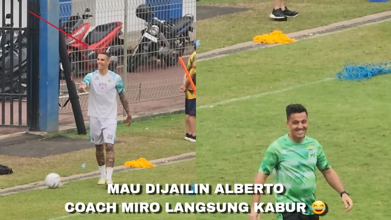 Coach Miro Petric langsung kabur!! Serba-serbi setelah sesi latihan ...