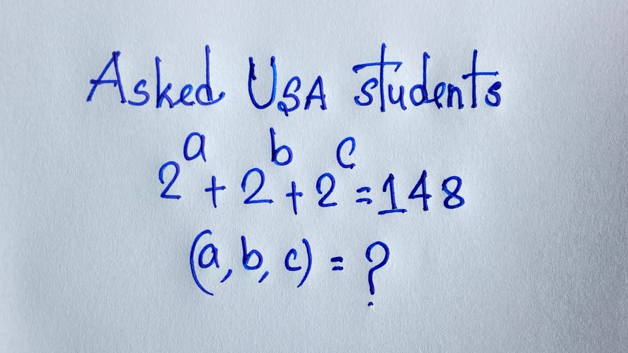 Harvard University admission interviews tricks | Algebra problem ...