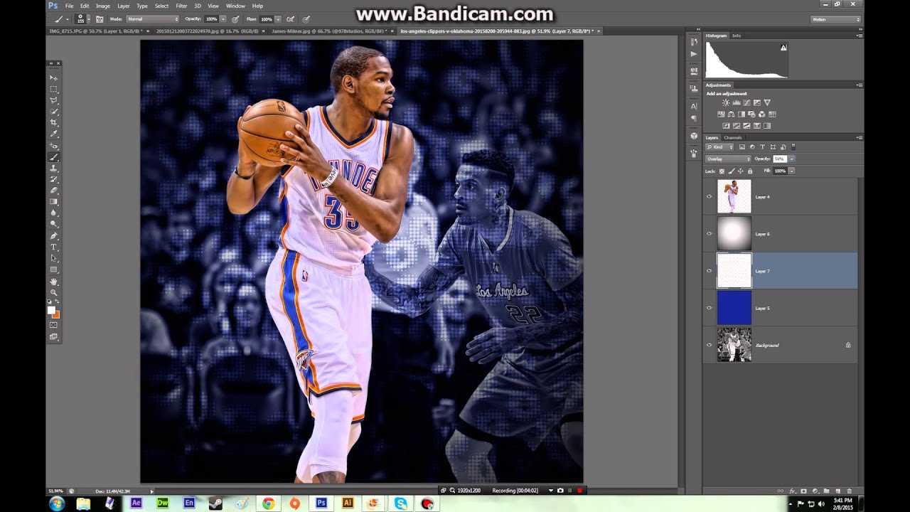 Kevin Durant Photoshop BeyondTheBuzzer Style Editing Tutorial - YouTube
