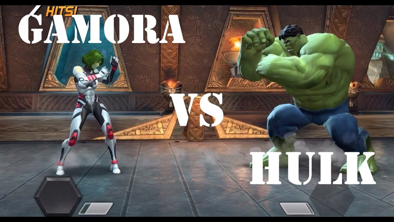 Marvel Contest of Champions - Gamora vs Hulk - Quest 5 - Fight#2 - Act1 ...