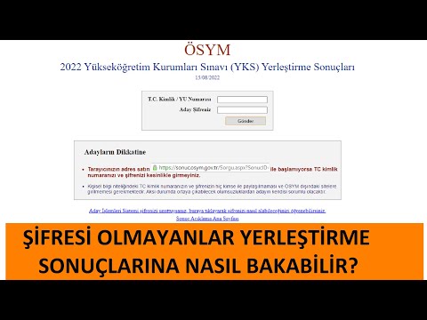ÖSYM ŞİFRESİ OLMADAN YERLEŞTİRME SONUÇLARINA NASIL BAKABİLİRİM? YERLEŞTİRME SONUCU NASIL ÖĞRENİLİR?