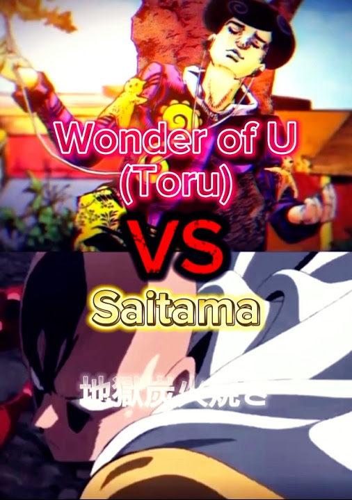 Wonder of U(Toru) VS Saitama #onepunchman #jojo #jjba #ワンパンマン #ジョジョ #ジョジョの奇妙な冒険 #shorts # ...