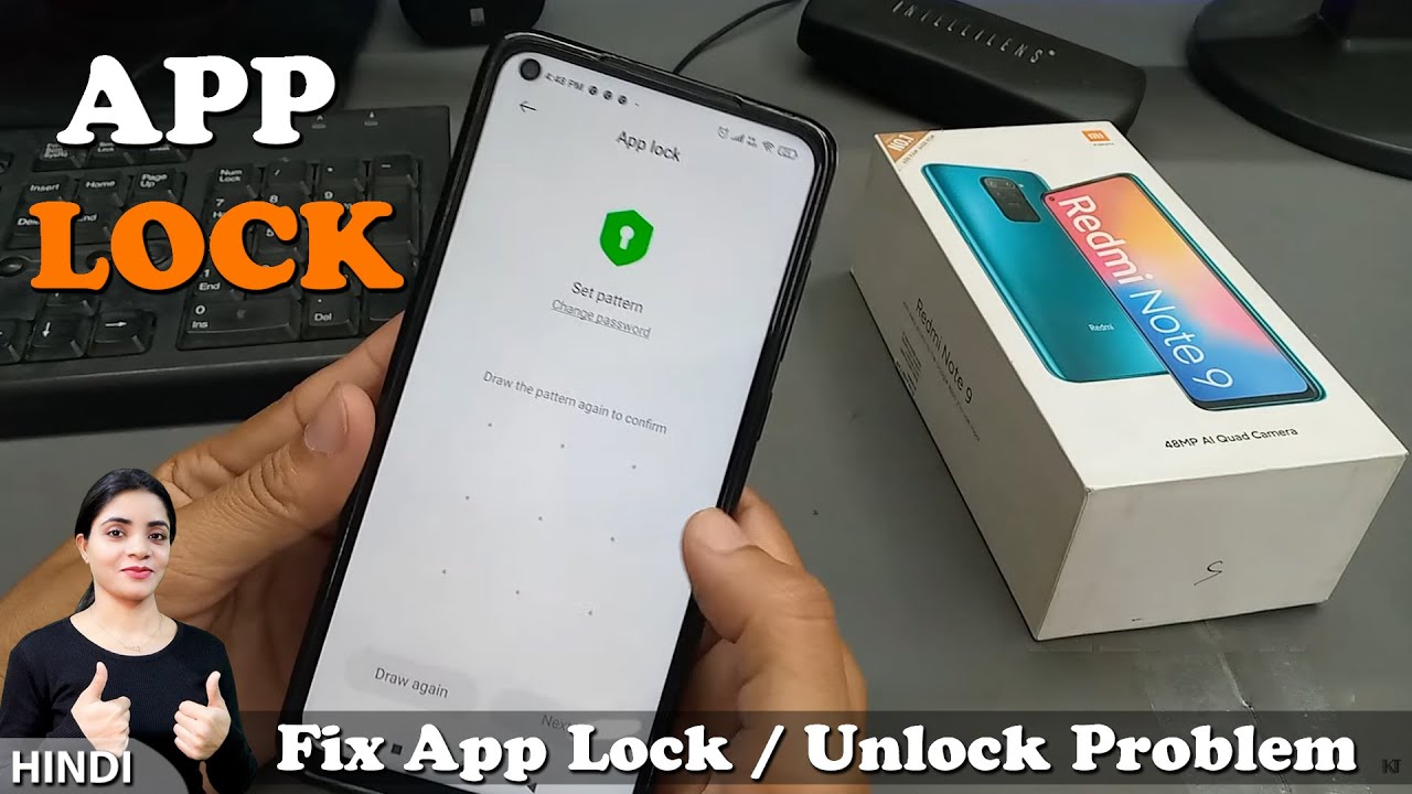 How To App Lock In Redmi Note 9 | Redmi Note 9 App Lock Kaise Lagaye ...