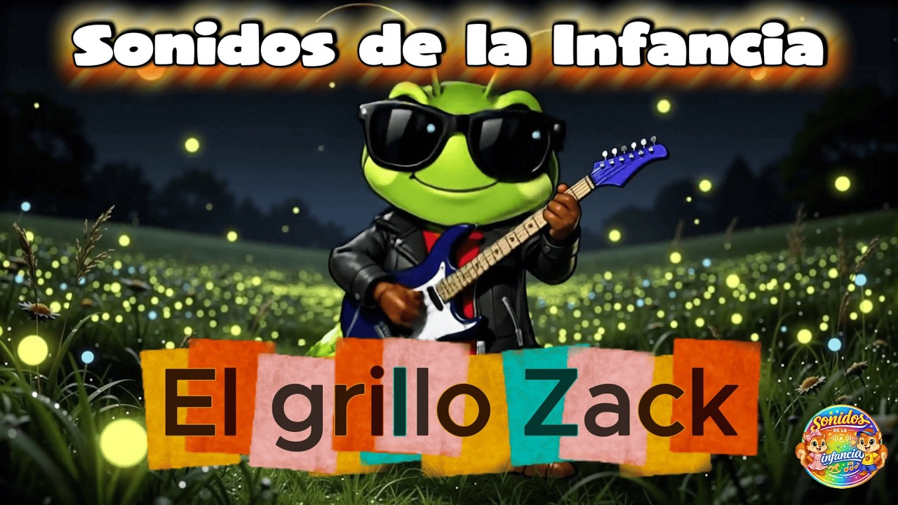 El grillo Zack - Canción Infantil - 🦗 El grillo más cool de Youtube 🦗# ...