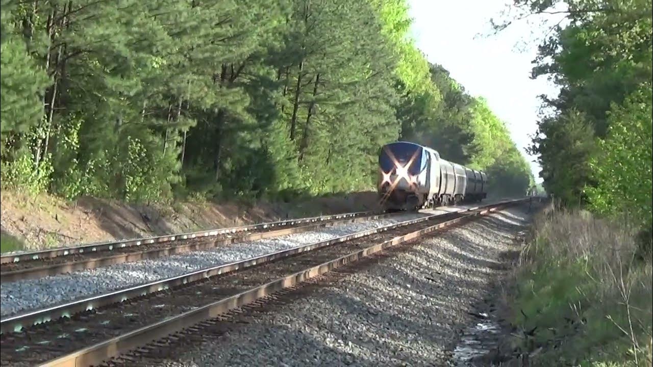 CSX P 186-25 Amtrak 186 Northeast Regional by Langford 4-25-24 Eng 192 P42DC leads. - YouTube