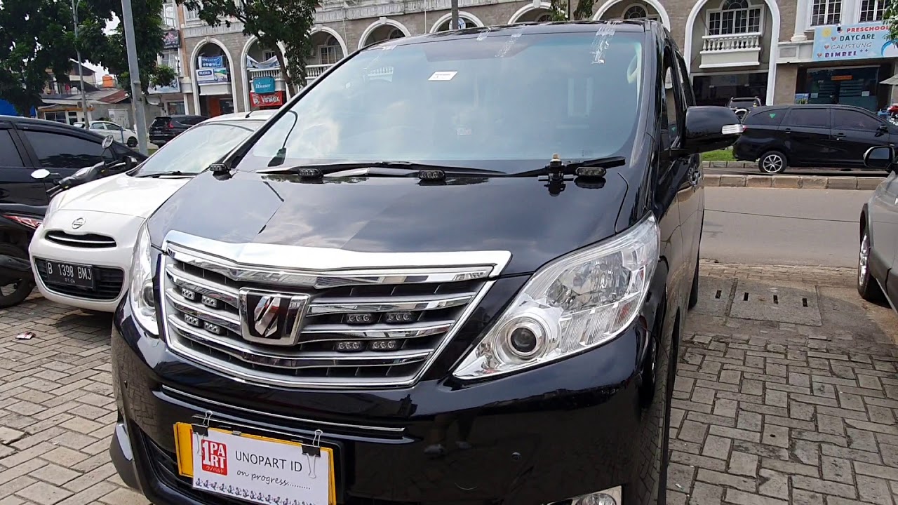 Toyota Alphard Vellfire Plat Militer dari Bandung Pasang Kaca Depan di ...