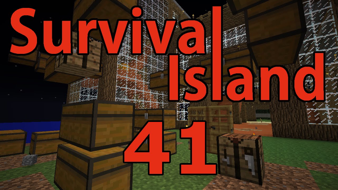 Minecraft- Survival Island [41] New Storage Area! - YouTube