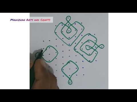 11 dots kambi kolam serious episode 1 #kolam #rangoli