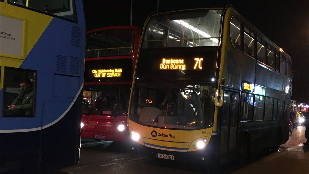 Dublin Bus: Euro Duty | ADL Enviro400 Volvo B9TL EV74 | Route 70 to ...
