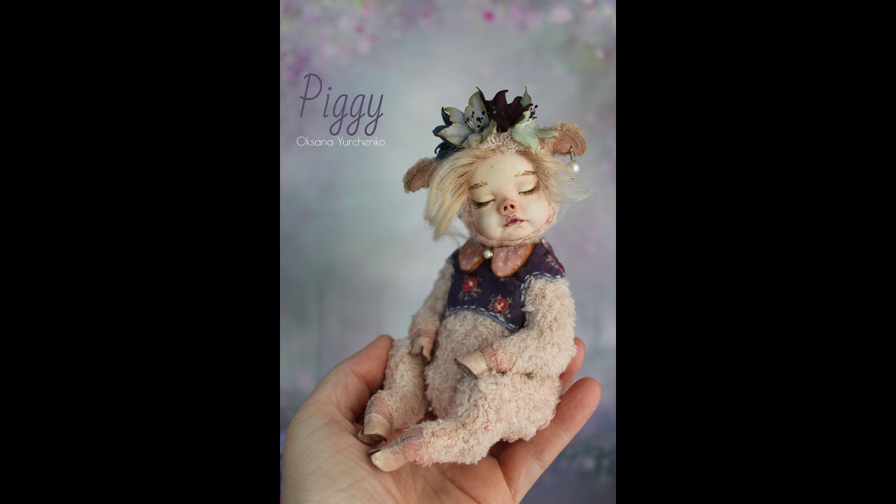 PIGGY. Teddy doll. - YouTube