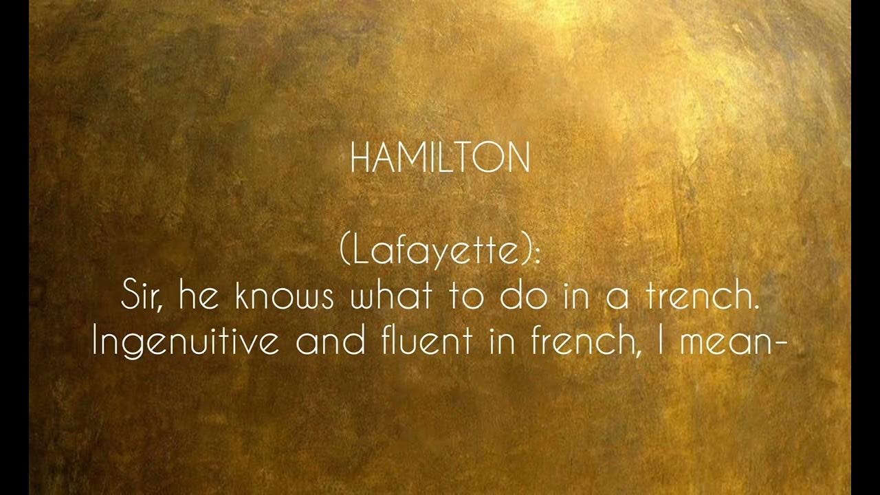 Guns and Ships - Hamilton (lyric video) - YouTube