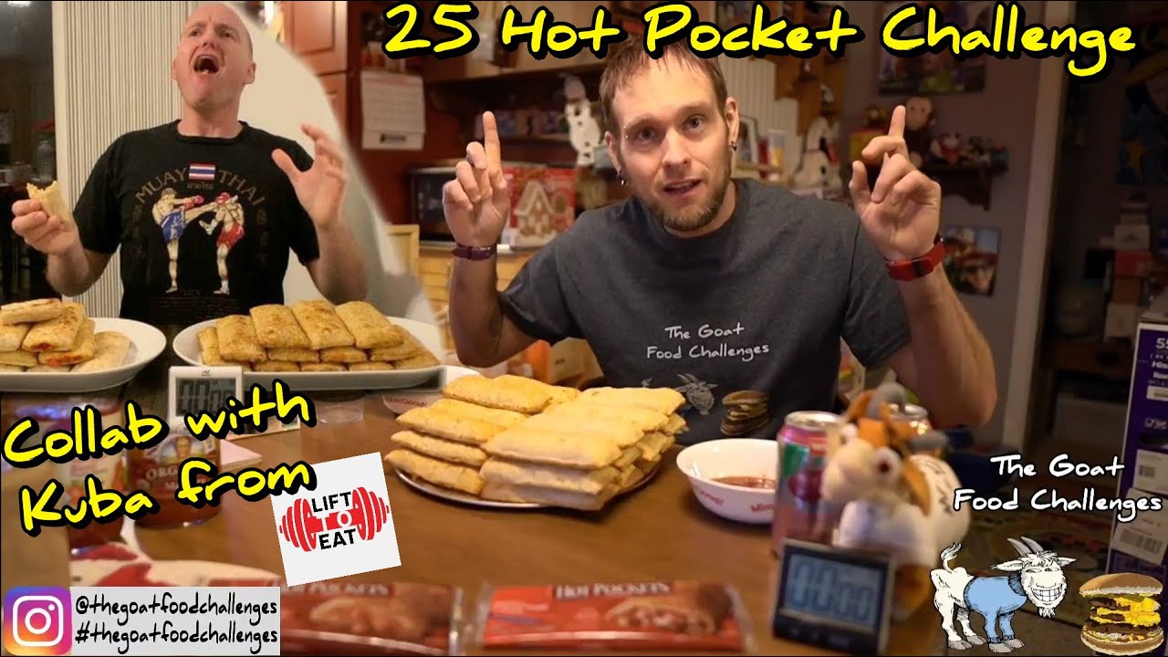 TGFC's E92 - 25 Hot Pocket Challenge with Kuba from LiftToEAT - YouTube
