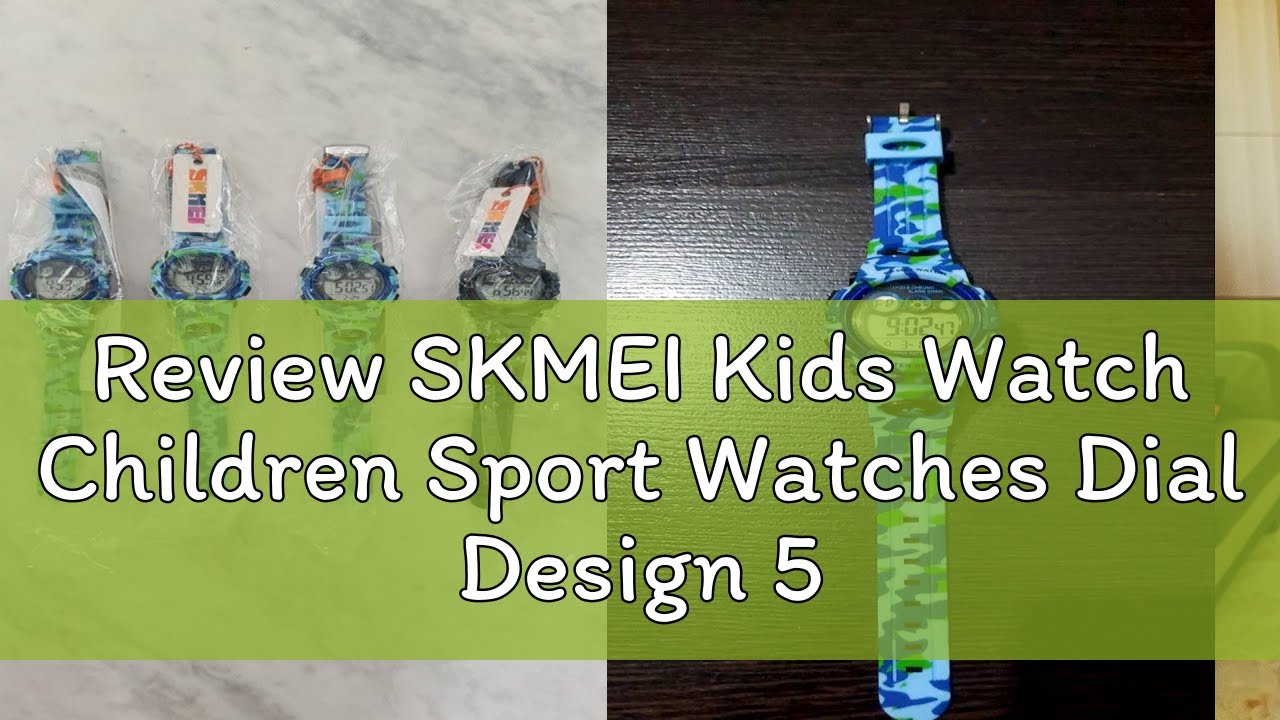 Review SKMEI Kids Watch Children Sport Watches Dial Design 50M ...