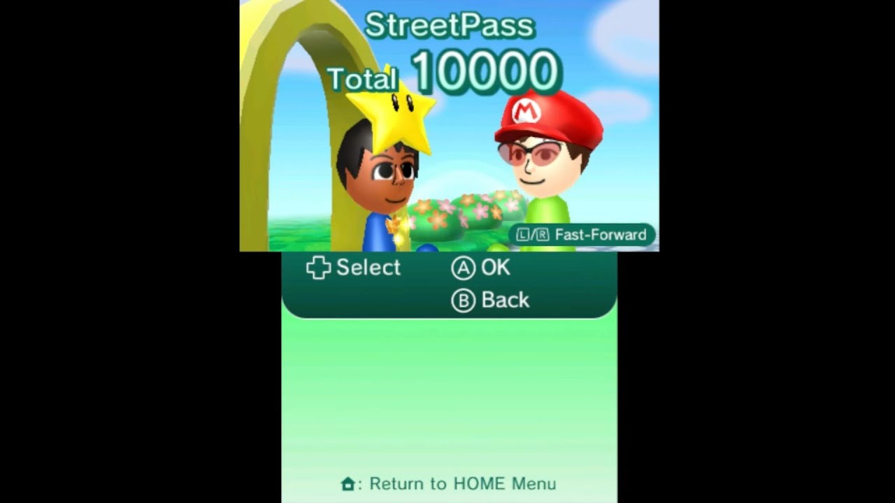 StreetPass Mii Plaza - 10,000 StreetPass Tags Collected! - YouTube