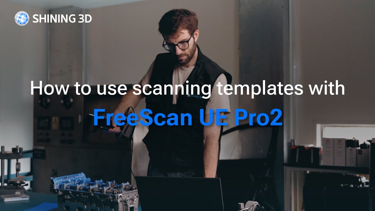 How to use scanning templates with FreeScan UE Pro2 - YouTube