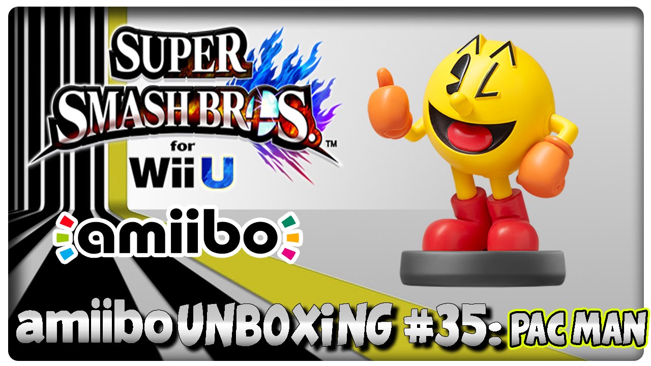 Amiibo Unboxing #35: Pac-Man + Super Smash Bros. U Features - YouTube