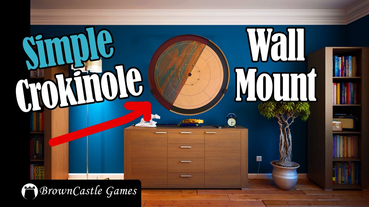 Show off your BrownCastle or Tracey board with a crokinole wall mount ...