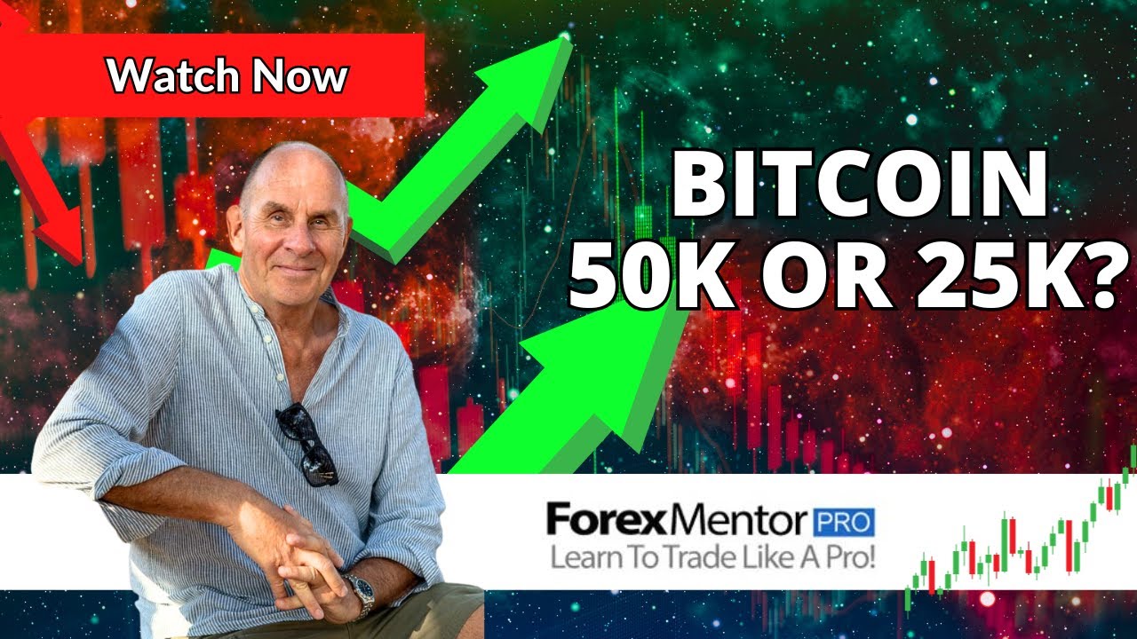 Bitcoin to 50k or 25k? | ForexMentorPro.com - YouTube