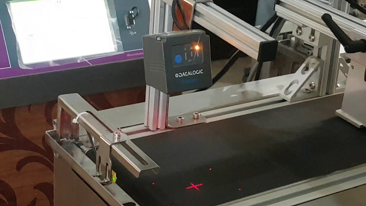 Automatic label pick and place system - YouTube