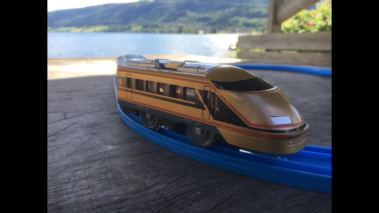 Plarail Tobu Nikko Moude Spacia visit Lillehammer, Norway (03463) - YouTube