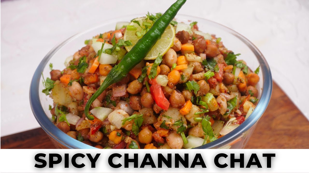 🥗 Delicious Channa Chat Recipe | Flavorful Indian Chickpea Salad | 🥗 ...