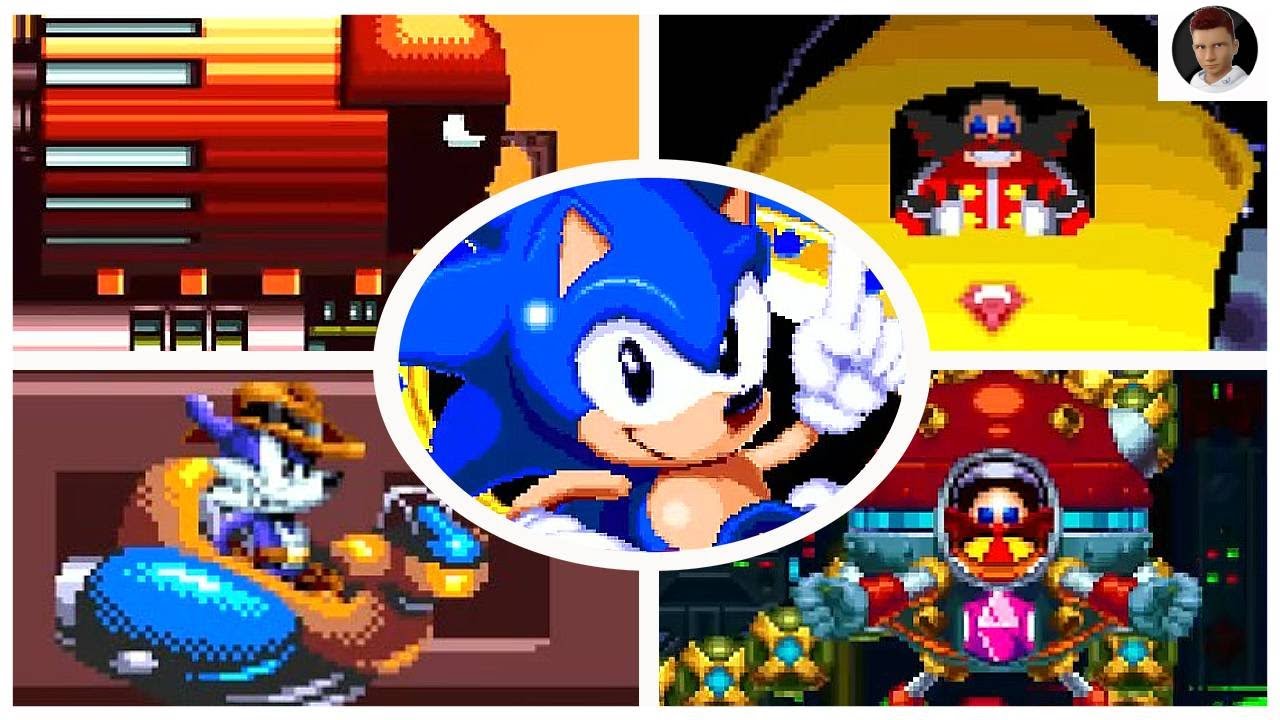 Sonic Outbound (Sonic Fan Game Demo) All Bosses - YouTube