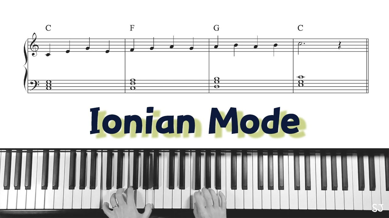 An Example of The Ionian Mode (In all 12 keys) - YouTube