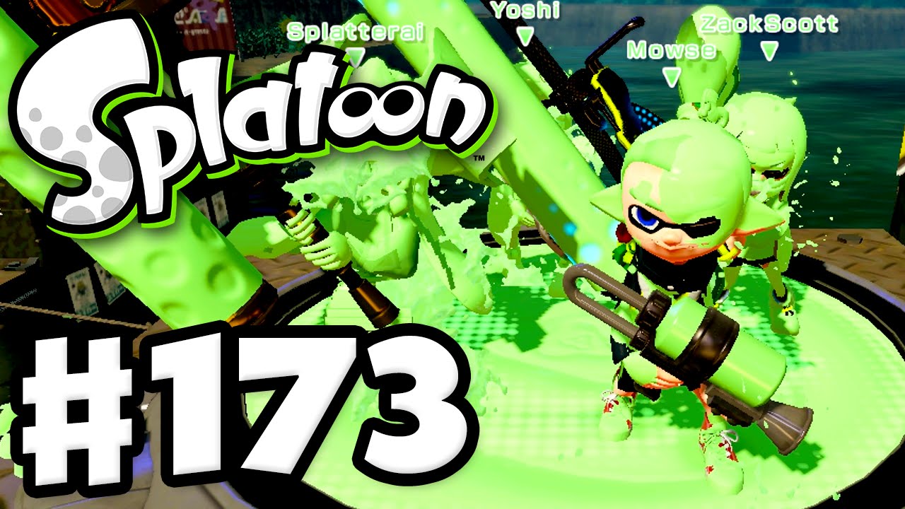 Splatoon - Gameplay Walkthrough Part 173 - Quad Squad on Piranha Pit ...