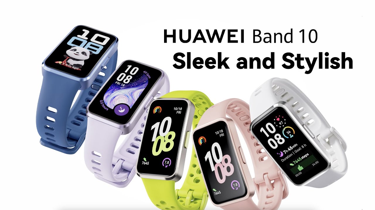 HUAWEI Band 10 - Sleek and Stylish - YouTube