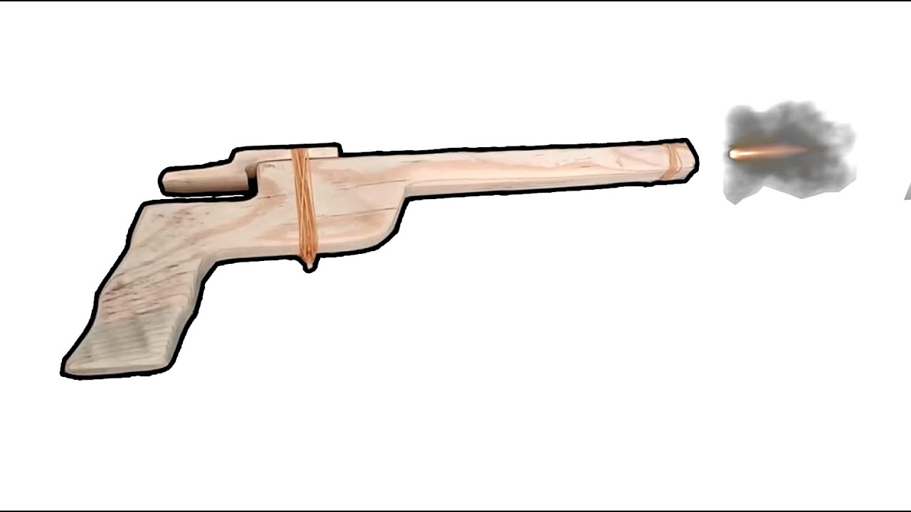 Homemade wooden guns | DIY guns - YouTube