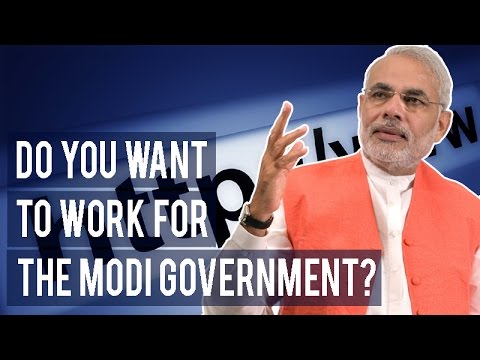 Do you want to work for the Narendra Modi Government? - YouTube