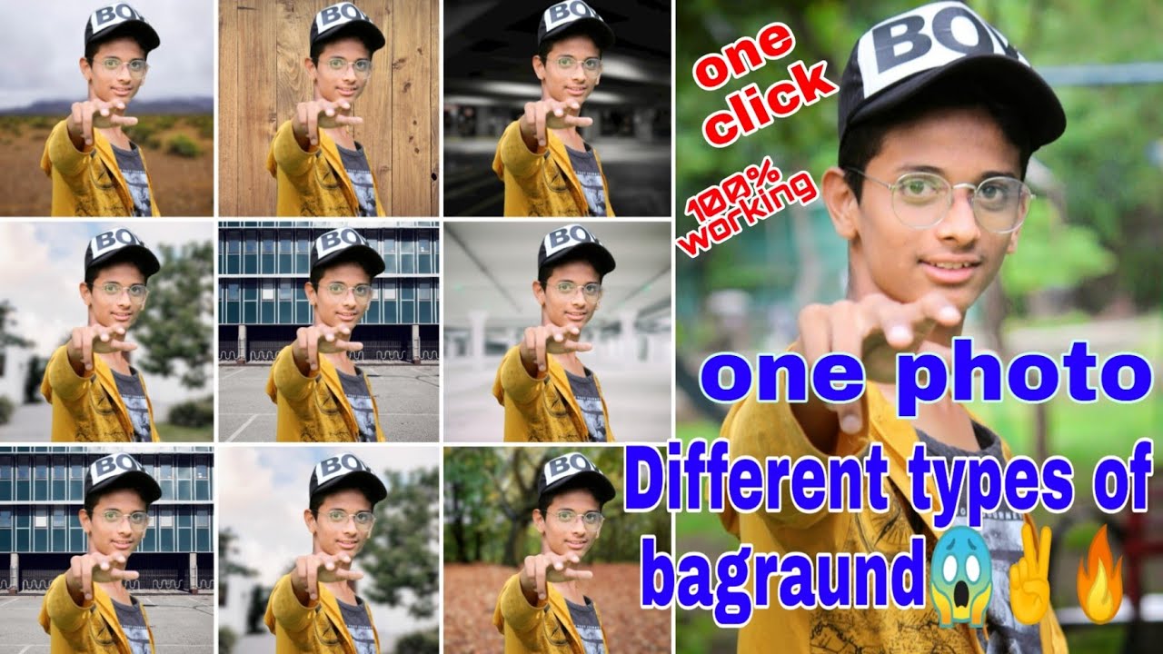 1 photo different types of bagraund in 5 seconds | ek photo alag alag ...