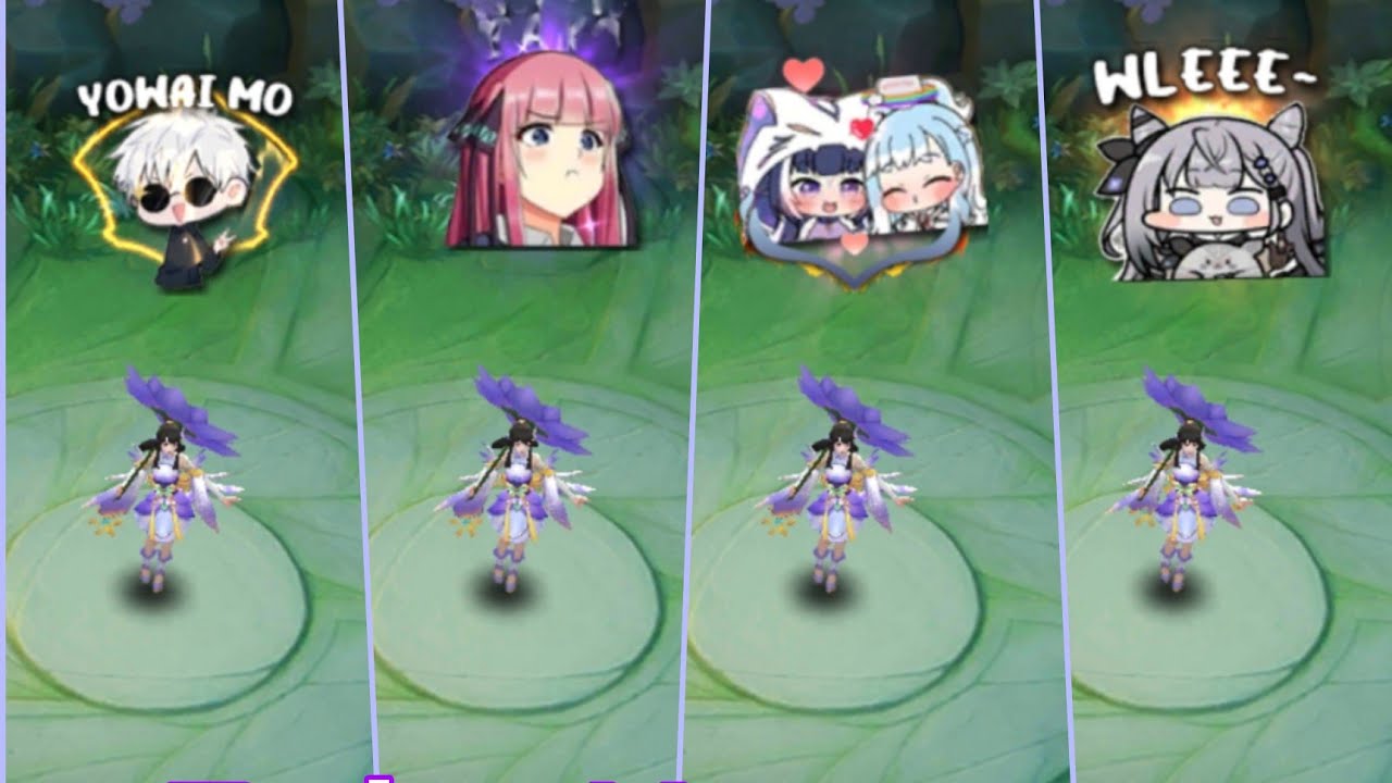 Script Emote MLBB Kobo Kanaeru, Vestia Zeta, Nino - YouTube