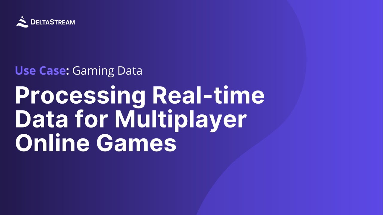 Processing Real-time Data for Multiplayer Online Games - YouTube